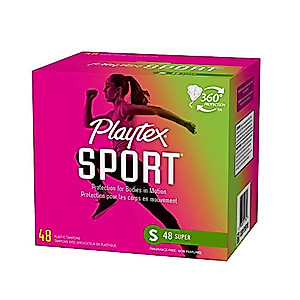 Playtex Sport Tampons, Super Absorbency, Fragrance-Free - 48ct