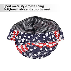 hynade Welding Cap Cotton Sweat Absorption,Welders Flame Resistant Protective Welding Hat Cap (Blue)