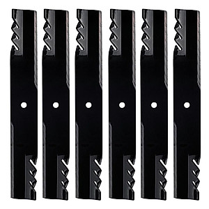 396-719 54" Deck Gator Blades 6-Pack for Replacement for John Deere M143520 EZTrak Z425