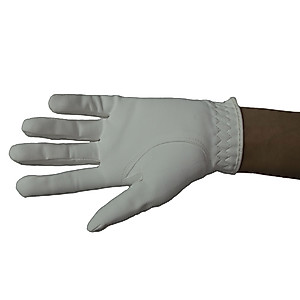 Sephlin - Lady E Women's Purple and White Left Hand Golf Glove (Medium, Left Hand)