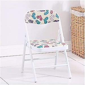 VOIV Folding Chair Home Backrest Chair Folding Chair Outdoor Chair Home Chair Office Chair Dining Chair