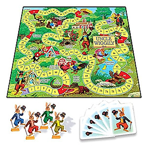 Uncle Wiggily by Winning Moves Games USA, The Classic Child's First Reading Game, for 2 to 4 Players, Ages 4+