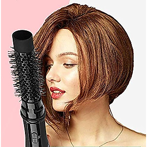 Hair Dryer Brush & Volumizer Hot Air Brush, 3-in-1 Blow Dryer Brush Styler for Straightening, Curling, Salon Negative Ion Ceramic Lightweight Dryers Straightener Curl Hair Brush for Wet and Dry Hair