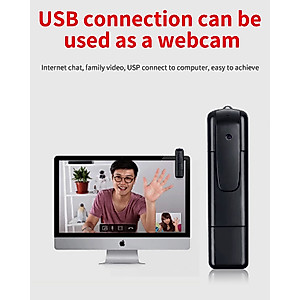 JieSuDa V8 Mini Body Camera, 1080P Full HD Hidden Camera with 32G Memory Card, Police Cam with Smart Motion Detection, Pocket Clip for Office, Security Guard, Home, Car, Bike, Hiking