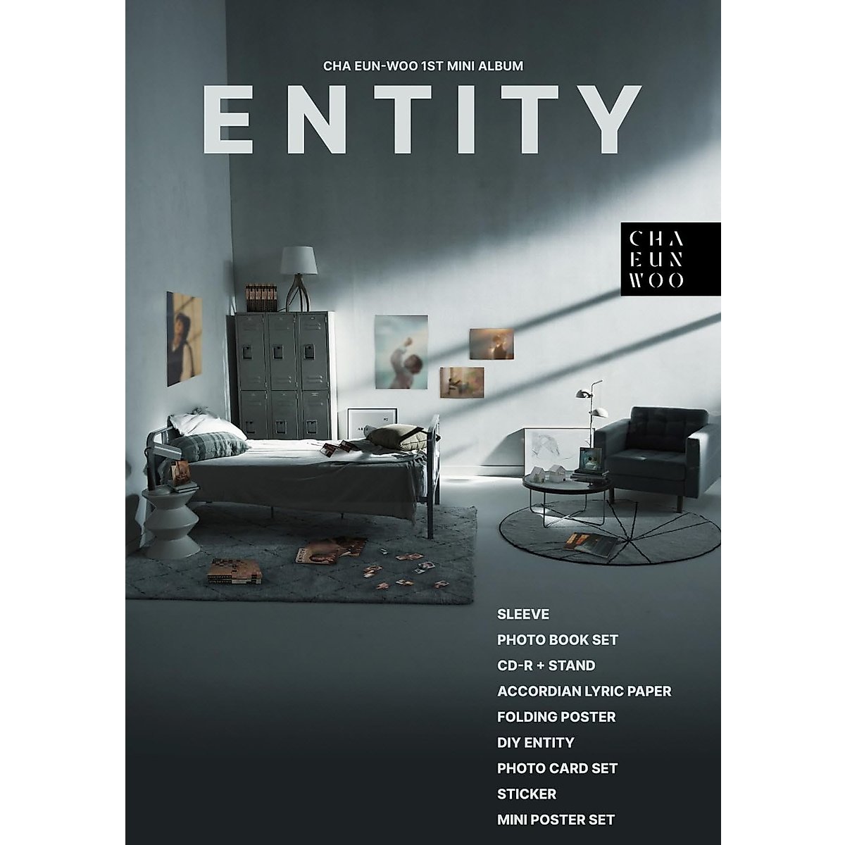 Dreamus CHA EUN WOO ASTRO - 1st Mini Album ENTITY (Random ver.), L200002878