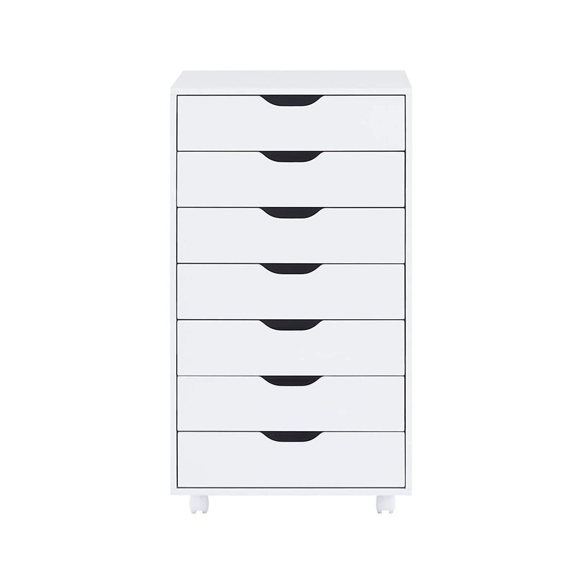 Naomi Home Drawer Storage Cabinet White/7 Drawer