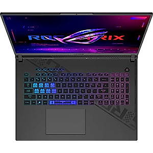 ASUS ROG Strix G18 18" IPS Gaming Laptop (Intel i9-13980HX 24-Core, 64GB DDR5, 2x8TB PCIe SSD, GeForce RTX 4080 12GB, 240Hz, RGB KYB, Thunderbolt 4, WiFi 6E, Win11Pro) w/Dockztorm Dock