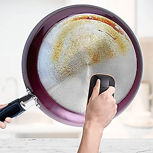 SHINESTAR 11-Piece Griddle Cleaning Kit for Blackstone, Flat Top Grill Cleaner - 10 Scrubber Pads and 1 Handle