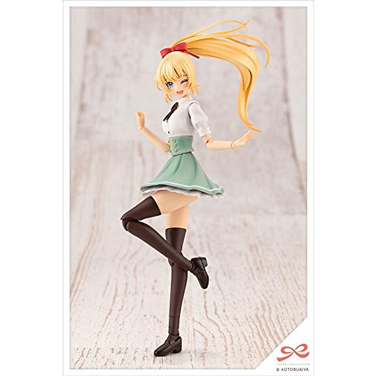 Kotobukiya Sousai Shojo Teien: Ritsuka Saeki (St. Iris Gakuen Girls' High School Summer Clothes Version) Plastic Model Kit, Multicolor (JK003)