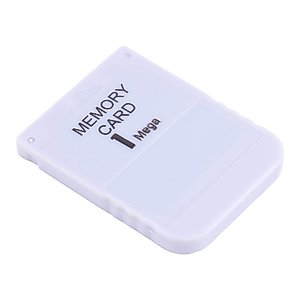Memory Card Portable 1MB Memory Card Stick for Sony PS1 Compatible with Any One Games White [video game] [video game]