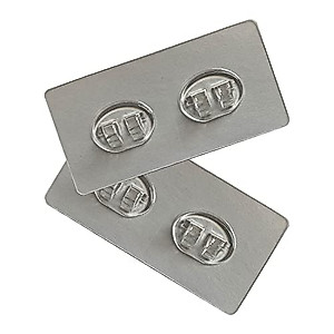 Lyft Livin Caddy Adhesive Sticker Replacement Strip Pads for Kitchen & RV Camper Shelf Basket, Under Cabinet, Bathroom Shower Hanger Shelves Heavy Duty & Waterproof Residue Free – Pack of 2