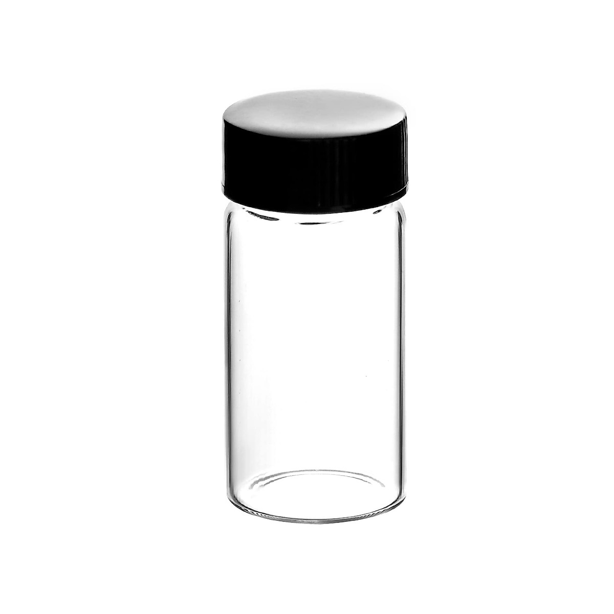 QWORK Glass Vials, 20 ml (0.7 oz), 20 Pieces Clear Glass Sample Vials for Liquid, Mini Empty Vial with Screw Cap