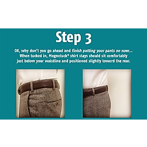 Magnetuck Magnetic Shirt Stays - Quit Tuckin' Around! (Gunmetal Gray)