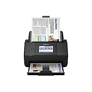 Epson Workforce ES-580W Wireless Color Duplex Desktop Document Scanner for PC and Mac with 100-sheet Auto Document Feeder (ADF) and Intuitive 4.3" Touchscreen