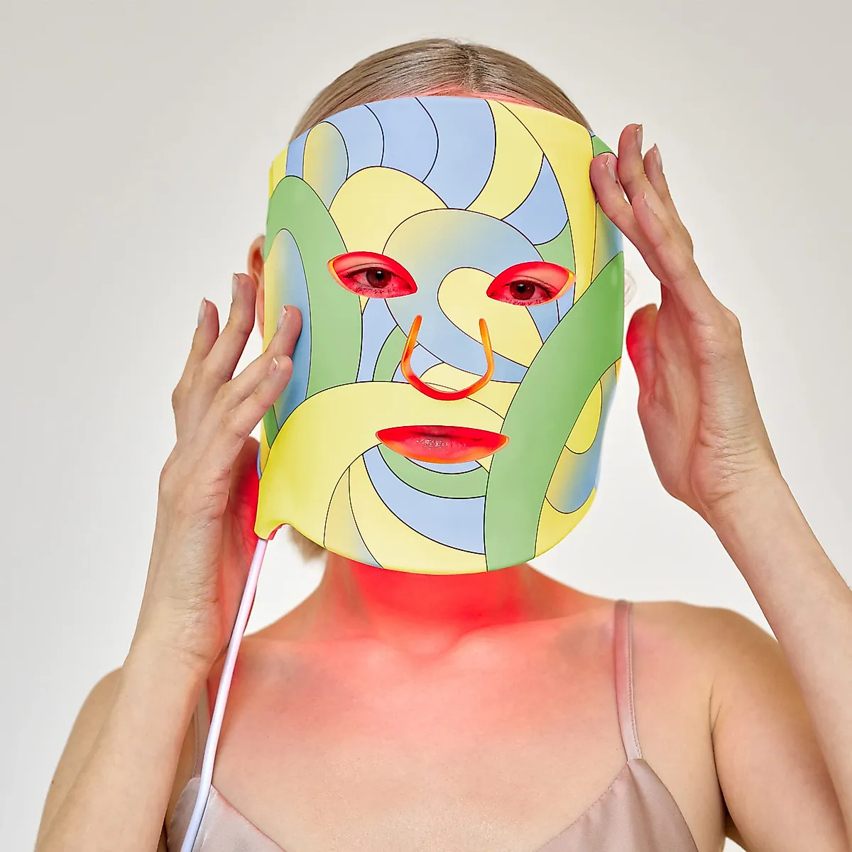 ZUTTA LED Face Mask Light Therapy 3 Color Settings LED Mask Light Therapy