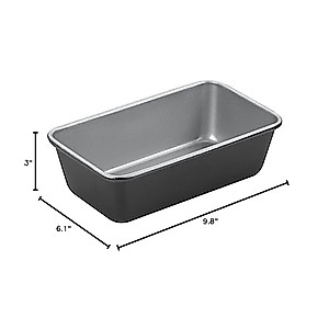 Cuisinart AMB-9LP 9-Inch Chef's Classic Nonstick Bakeware Loaf Pan, Silver