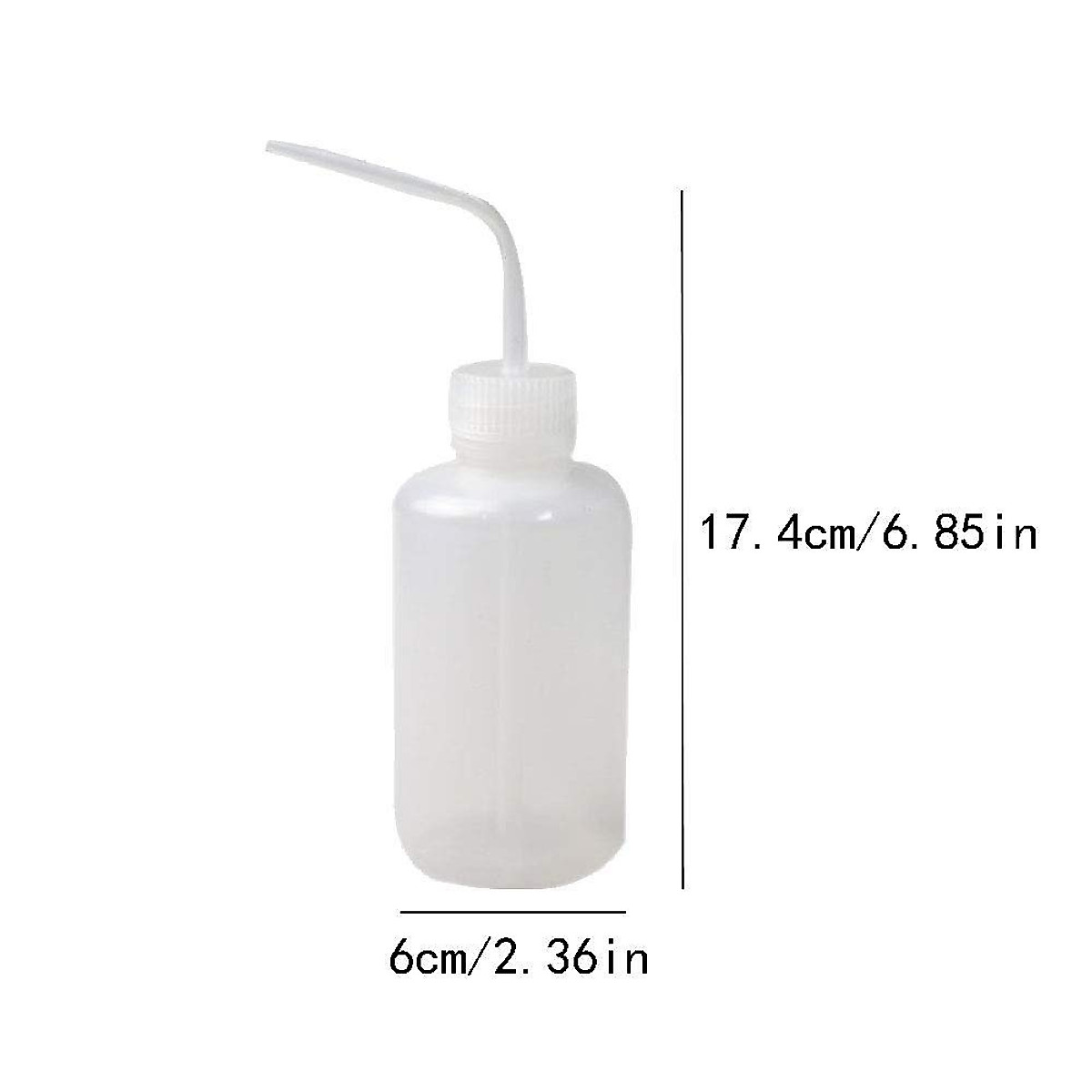 DADIWEY Safety Wash Bottle, LDPE Plastic Squeeze Bottle for Medical Label, Lab, Chemical, 250ml 8oz (3 Pack)