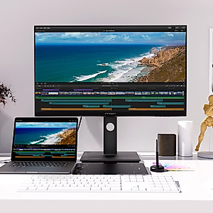 INNOCN 27 Inch 4K Monitor Computer UHD 3840 x 2160 LCD IPS Display, HDR400, USB Type C DP HDMI PC Monitor, 1.07B+ Colors, Built-in Speakers, Pivot/Height Adjustable Stand, Black