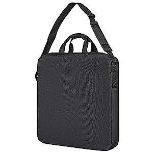 14" Ring Carrying Bag with Durable Nylon,Portable Camera Ring Light Carrying Case for 14 inch Selfie Ring Light,14 inch Desk LED Ring Light Protector-Black