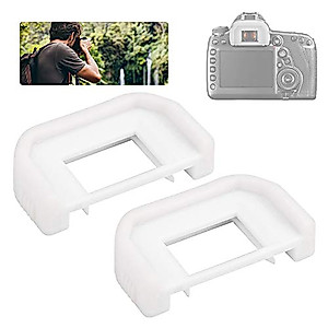 RvSky Digital Camera Accessories 2PCS White Camera EF Viewfinder Eye Patch for Digital Cameras