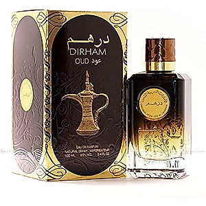 Ard Al Zaafaran Dirham Oud Eau De Parfum Spray, 3.4 Ounce (Unisex)