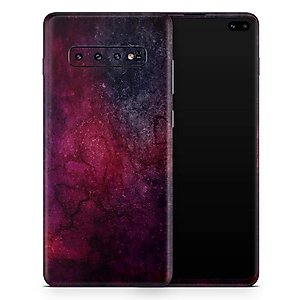 DesignSkinz Abstract Fire & Ice V18 Protective Vinyl Decal Wrap Skin Cover Compatible with The Samsung Galaxy S20 (Screen Trim & Back Glass Skin)