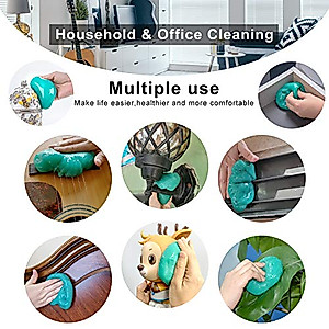 ASFSKY Cleaning Gel for Car Dust Cleaner Car Interior Slime for Detailing Putty for Dust Dirt Crumbs in Corners Inside The Car Clean The Dashboard Console and Vents