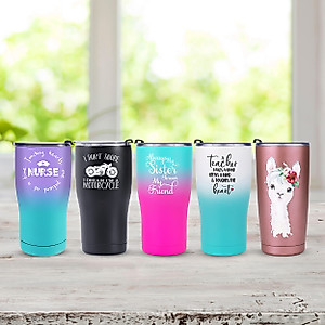 Gifts For Dad Biker Tumbler – I Don't Snore I Dream I'm A Motorcycle - Grandpa Gifts, Birthday, Christmas Gifts for New Grandpa, Granddad, New Grandfather, Husband, Men Travel Mug(Navy Blue, 20 OZ)