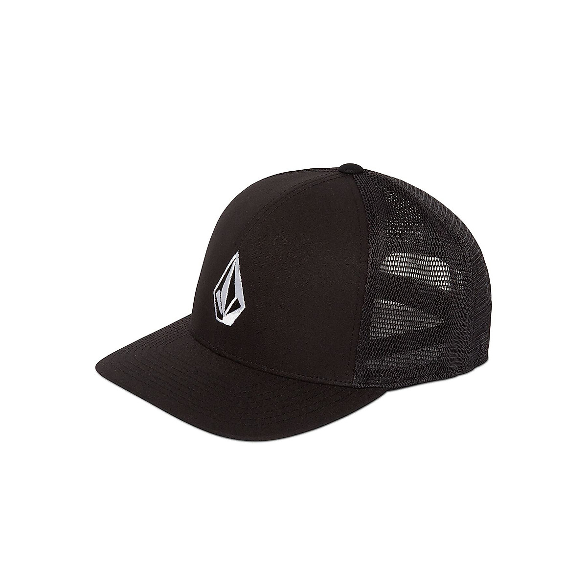 Volcom mens Full Stone Cheese Trucker Hat Baseball Cap, Black 1, One Size US