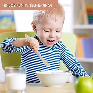 6-Piece Silicone Baby Feeding Spoons, First Stage Baby Infant Spoons, Soft-Tip Easy on Gums I Baby Training Spoon Self Feeding | Baby Utensils Feeding Supplies, Dishwasher & Boil-proof