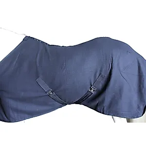 Derby Originals Classic Fleece Cooler All Season Horse Sheet & Blanket Liner | Stables & Outdoor Use (Navy, 69")