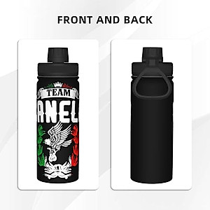 Eevikion Canelo of Alvarez Stainless Steel Insulated Tumbler Sports Water Bottle Hot and Cold Travel Cup 18oz