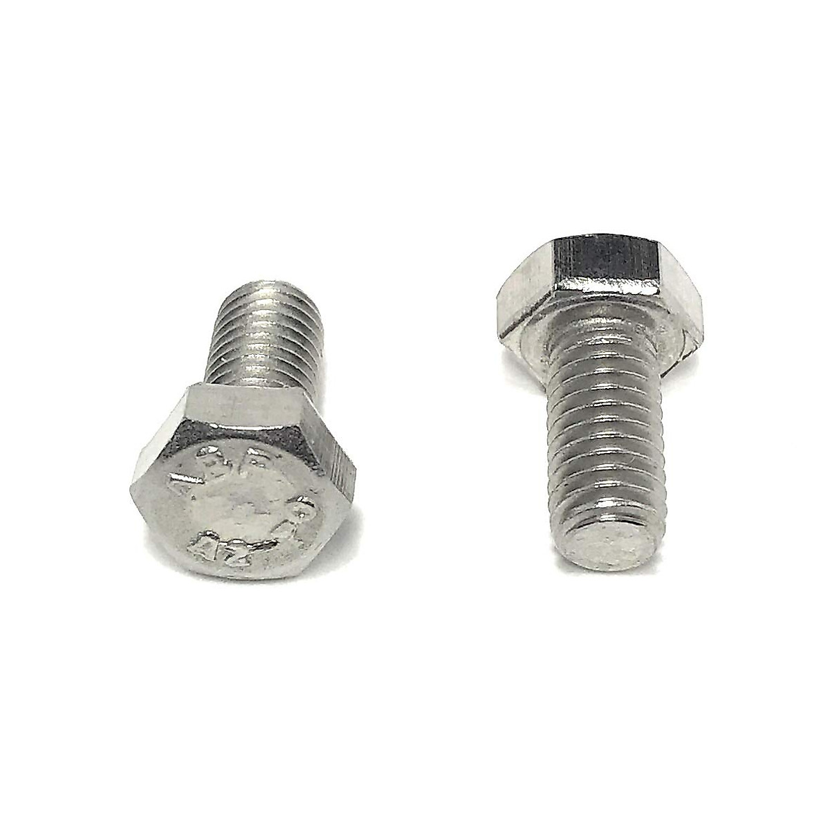 M5-.80 X 10 Hex Head Cap Screw Hex Bolts DIN933 (M5x10) Full Thread A2-70 Stainless Steel (25 Pieces)