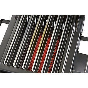 Solaire SOL-IR8A Anywhere Mini Personal Infrared Propane Gas Grill, Stainless Steel