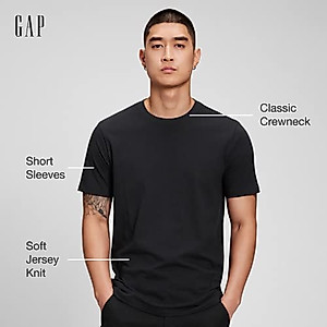 GAP Mens Everyday Soft Crew Neck T-Shirt T Shirt, Red Clay, Large US