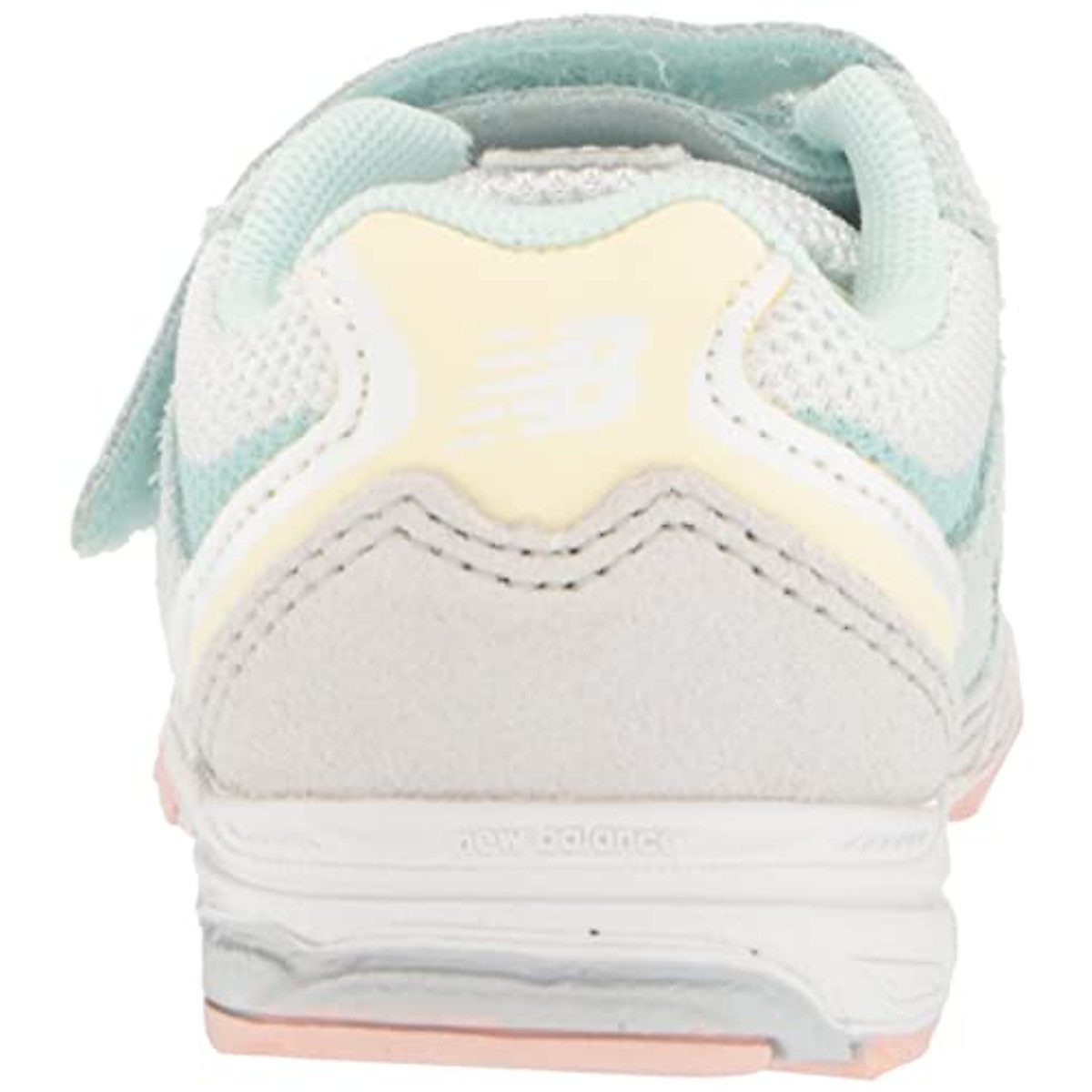 New Balance Kid's 888 V2 Hook and Loop Sneaker, Light Surf/Summer Fog/White, 7 Little Kid