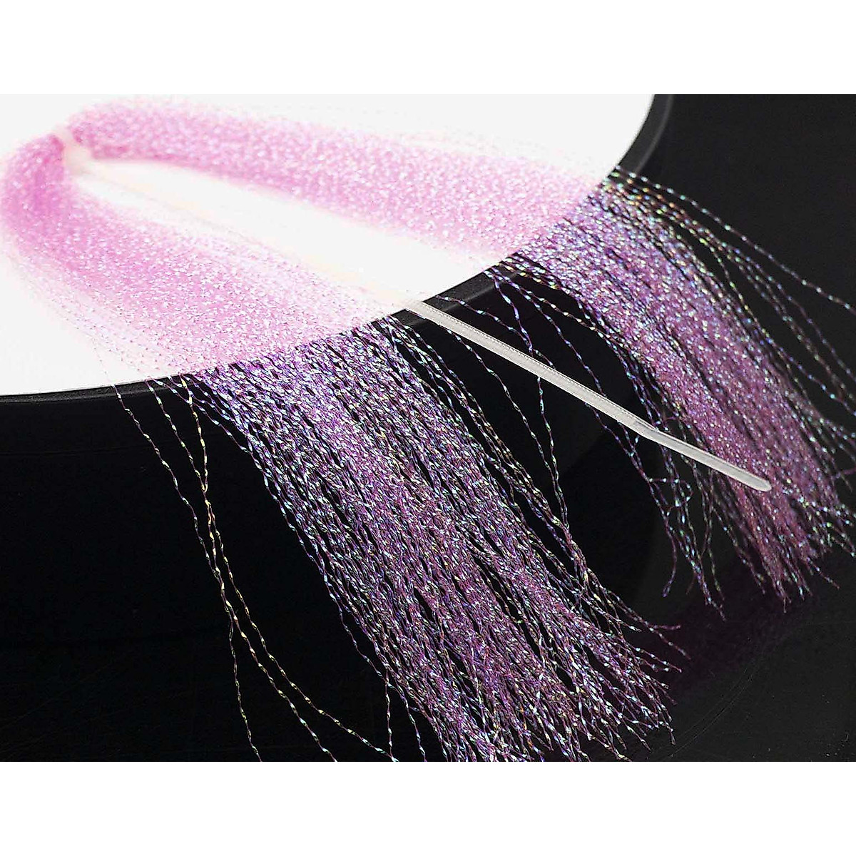 10 Packs Crystal Flash Fly Tying Material Hook Lure Flash Flies Decorating Holographic Tinsel Krystal Flashabou Sparkle Dry Streamer for Fishing Lure Dry Flies Making Supplies