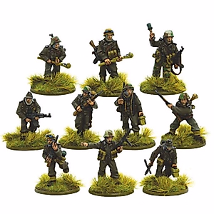 Bolt Action Warlord Games, World War II German Volksgrenadier Squad Wargaming Miniatures