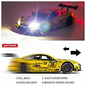 RMZ City Compatible for 1:32 Diecasting Alloy Car Model #16 M4 DTM Toy Car