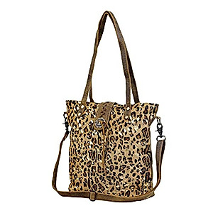 Myra Bag Resonance Leather & Cowhide Bag Upcycled Cowhide & Leather S-2849