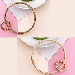 BERITNI Wrist Lanyard, Fashion Bling Phone Lanyard Wrist Strap Keychain Holder, Cell Phone Wrist Strap Loop, Silicone Phone Wristlet Charm Compatible with iPhone, Smartphones, Yellow + Gold