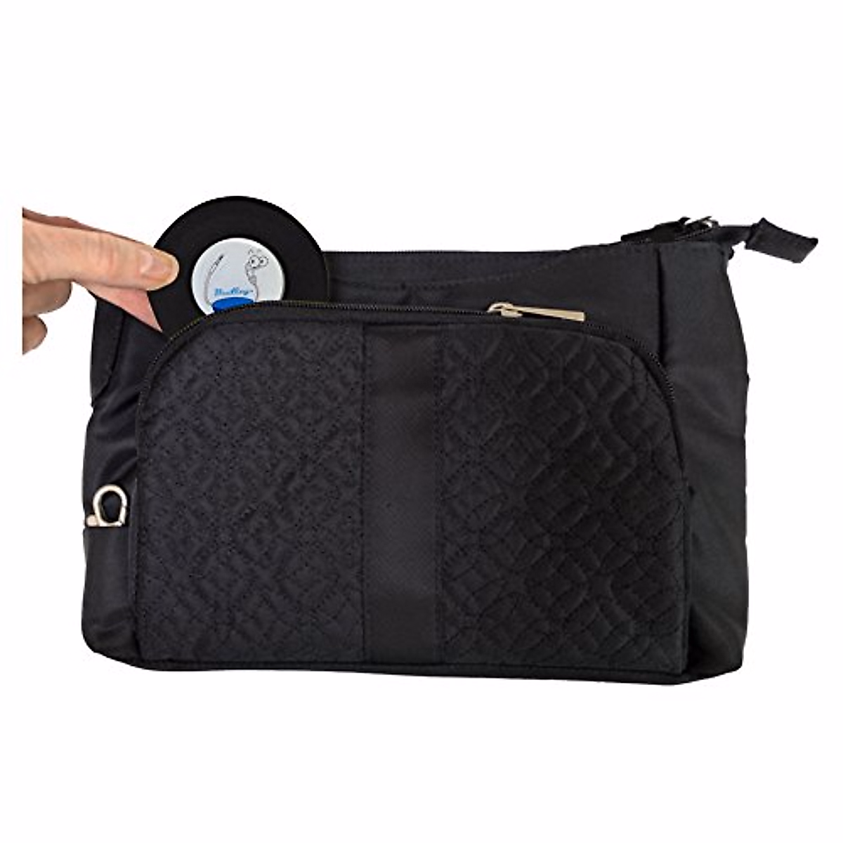 Budley - Tangle-Free Earphone/Earbud Case Compact Storage System, Silicone (Black, Set of 1)