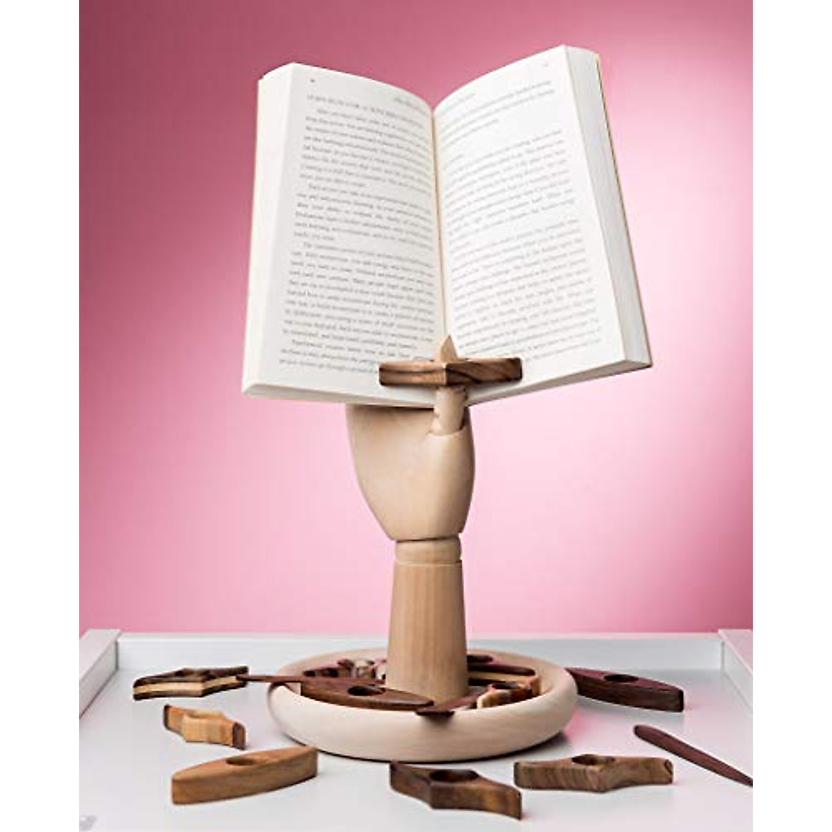 TILISMA Book Page Holder - Handmade Bookish Gadget - Unique Gifts for Book Lovers (Medium)