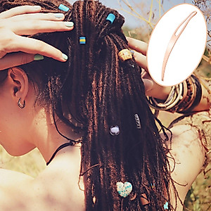 WILLBOND 12 Pieces Interlocking Tool Dreadlocks Kit, Easyloc Hair Tool for Maintaining Your Dreadlock, Unisex (Gold, Silver, Rose Gold)