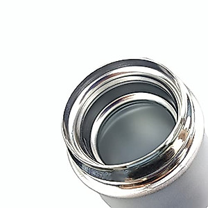 THI Double Wall Thermos, Vacuum Insulated Stainless Steel Water Bottle Keeps Drinks Cold for 24 Hours and Hot for 12, Reusable Metal Leak-Proof Sports Flask with Wide Mouth Lid, BPA-Free, Set of 2