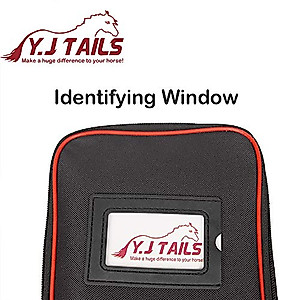 Y.J TAILS Horse Tail Extension Bag, Horse Brush