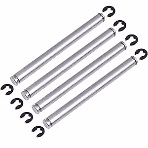 HobbyPark Suspension Pin 2.5x29mm w/Eclips for 1/10 Traxxas Rustler/Stampede/Bandit, Replacement of Parts 3740(4-Pack)