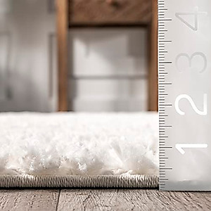 nuLOOM Akia Lattice High/Low Tassel Area Rug, 9' x 12', Beige