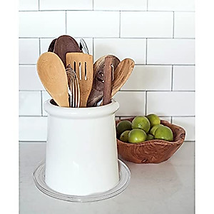 Murtenze 6 Inch Acrylic Turntable Organizer, Rotating Swivel Stand Spinner with Steel Ball Bearings for Kitchen Corner Cabinets Spice Rack Cake Decorating (150mm,Clear)