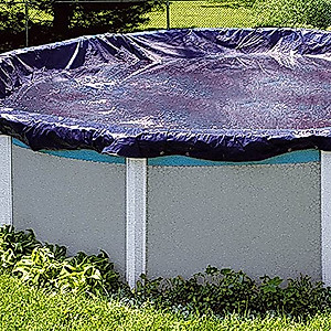 Swimline 30 Foot Heavy Duty Deluxe Round Above Ground Winter Swimming Pool Cover
